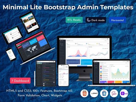 minimal lite responsive bootstrap 4 admin dashboard and webapp