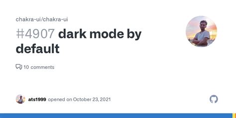 Dark Mode By Default Issue Chakra Ui Chakra Ui GitHub