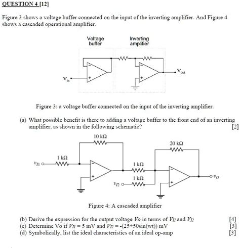 solved question 4[12] figure 3 shows a voltage buffer connected to the