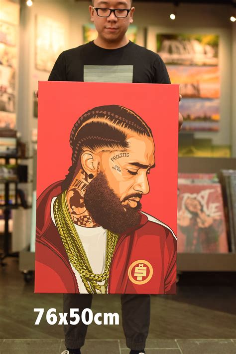 Nipsey Hussle Red Artwork Art Canvas Nz Nipsey Hussle Red Artwork Art Canvas Nz