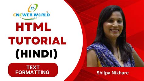 Text Formatting Tags Html Tutorial For Beginners Webdevelopment Html Cnc Web World Youtube