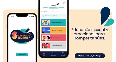 Sexspace Education App Ux Ui Design Behance
