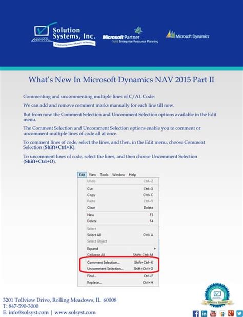 what s new in microsoft dynamics nav 2015 part ii pdf