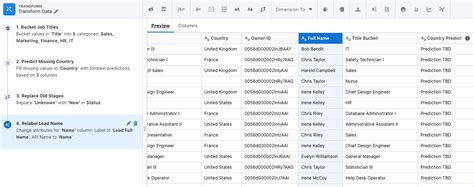 preparing crm analytics data with clicks not code · nebula consulting