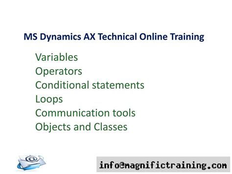 Ppt Microsoft Dynamics Ax Training Courses Powerpoint Presentation