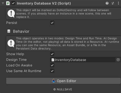 Introduction NullSave