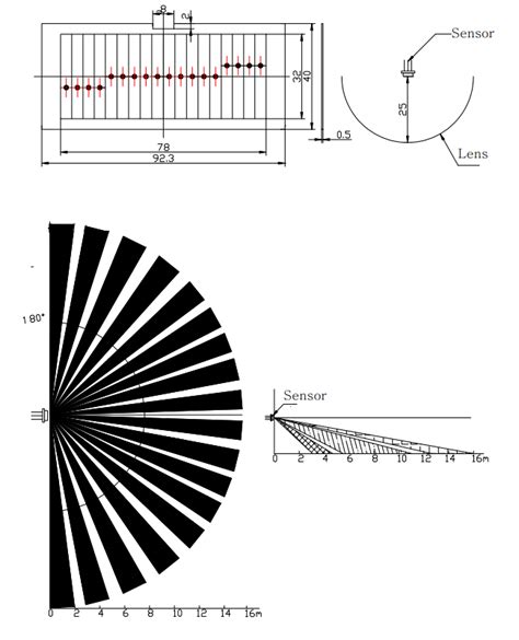 Pir Motion Detector Infrared Pir Lens With Counter Sensor Ceiling
