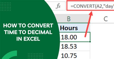 Unraveling The Mysteries Of Time How To Convert Time To Decimal In Excel Earn Excel
