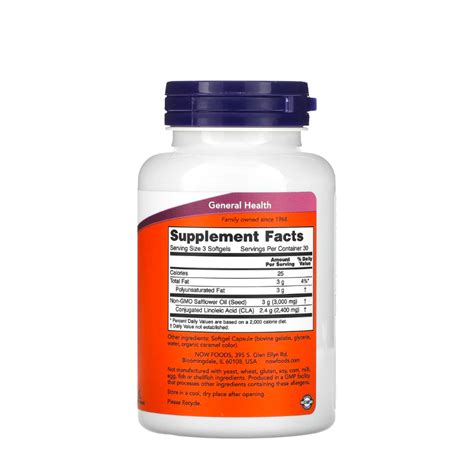 Now CLA 800mg Cápsulas x90 – FarmatoGo