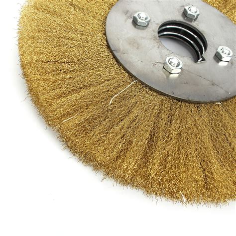 4 5 6 8 10 Inch Soft Brass Wire Wheel Copper Brush Polishing Metal