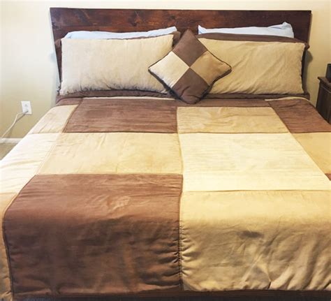 Diy King Size Platform Bed Howtospecialist How To Build Step By