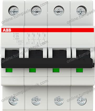 ABB - 2CDS254001R0254 Otomatik Sigorta C 4x25A 6kA | Tümpa Elektrik ...