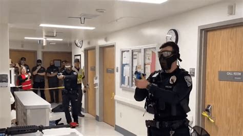 Redding First Responders Conduct Active Shooter Drill At Shasta