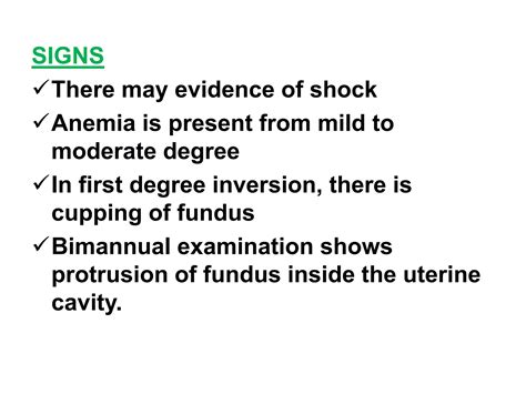 Inversion Of The Uterus Ppt