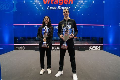 Orfi And Farag Lift Vitagen Singapore Squash Open Titles Psa Squash Tour