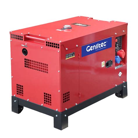 Genlitec Power® Dg12000s 10kw Portable Diesel Generator