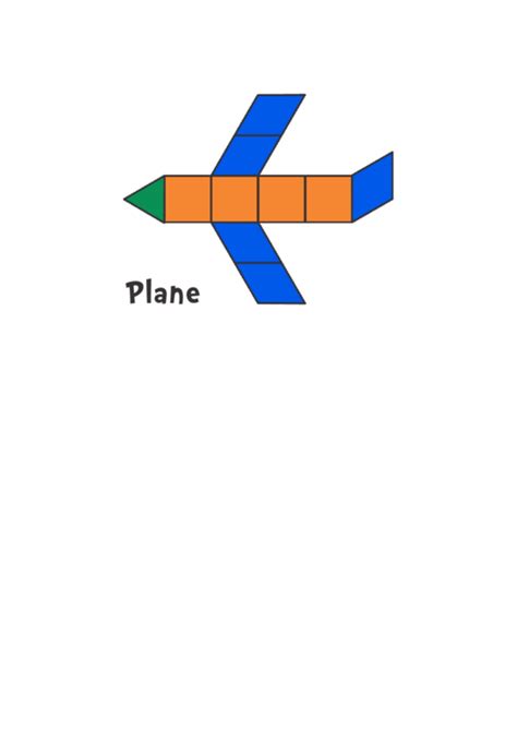 Plane Pattern Block Templates Printable Pdf Download