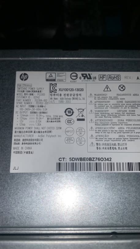 Power Supply Replacement Hp Support Community 8989983