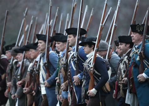 Reenactments Of The Battles Of Lexington And Concord Continued Despite