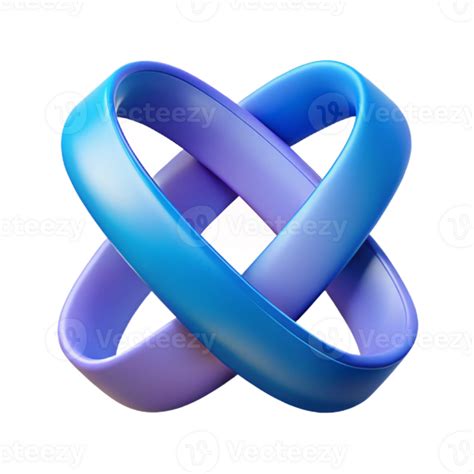 Fascinating Bohemian Abstract Shape Resembling A Ribbon Clean Lines And Flat Color With