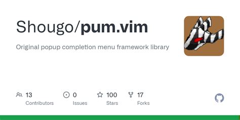 Github Shougopumvim Original Popup Completion Menu Framework Library