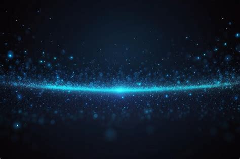 Premium Photo Glowing Particles Background