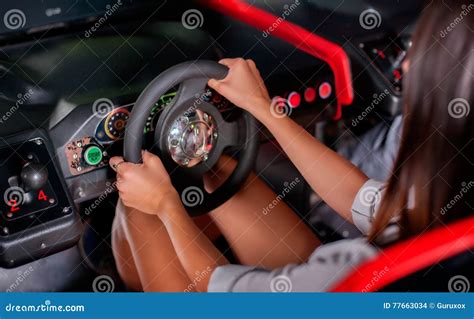 Driving Wheel With Srs Airbag Sign Closeup Royalty Free Stock