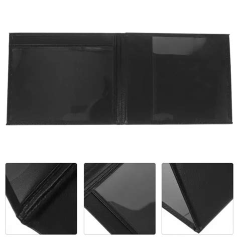 Leather License Case Disabled Certificate Shell Disabled Certificate