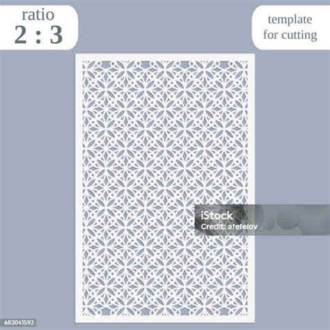 종이 비쳐 인사말 카드 절단 레이스 초대 Lasercut 금속 패널 나무 조각 서식 파일 벡터 일러스트 레이 션 0명에 대한 스톡 벡터 아트 및 기타 이미지 Istock