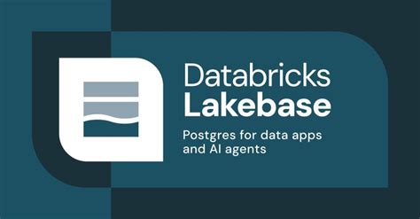 Introducing Lakebase The First Fully Managed Postgres Database Integrated With The Lakehouse