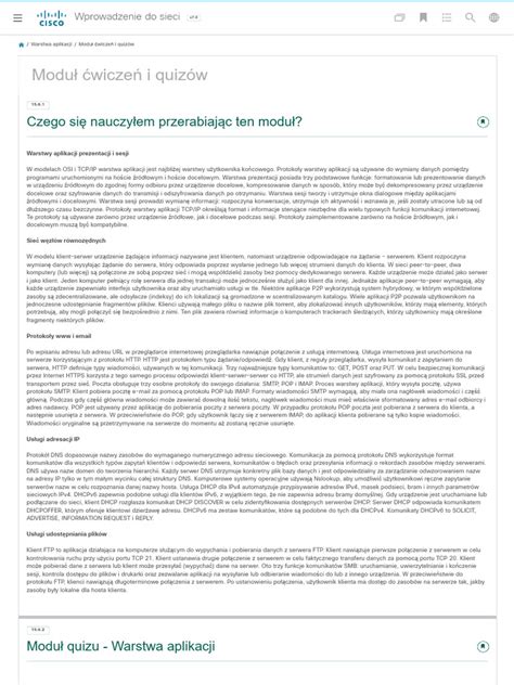 Wprowadzenie Do Sieci Moduł Ćwiczeń I Quizów 15 Pdf