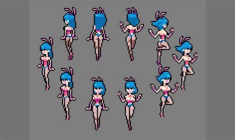 Make Pixel Art Sprite Character Animation Rpg Maker 2d Game Asset Sprite Sheet By Tommypic Fiverr