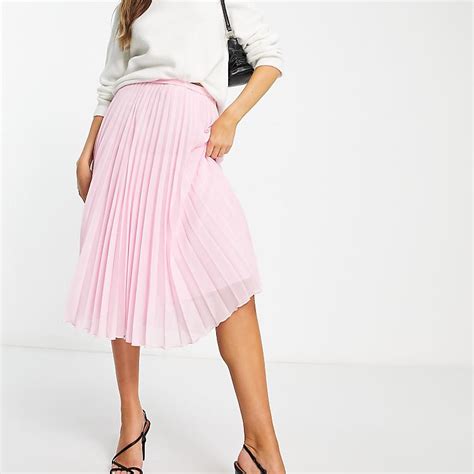 Light Pink Pleated Skirt