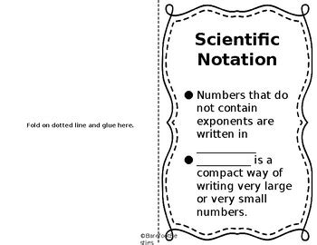 Scientific Notation Notes By Barefoot Besties TPT