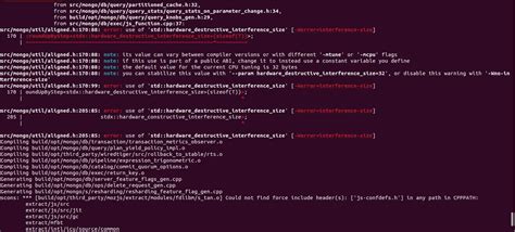 Unable To Build Mongodb From Source Code On Riscv Platform Open