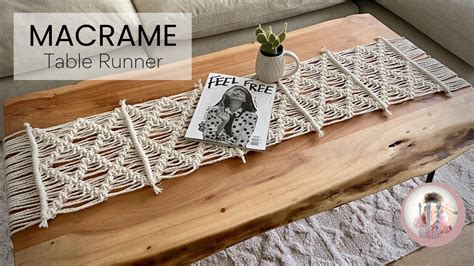 Macrame Table Runner Boho Design Inspiration Youtube