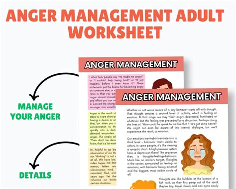 Anger Management Workbook For Teens And Adults Anger Coping Skill