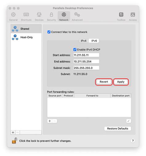 KB Parallels Protection From Network Misconfiguration In Parallels Desktop