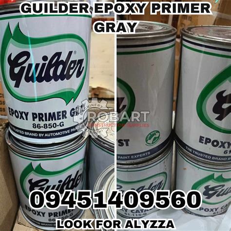 Guilder Epoxy Primer Gray Commercial And Industrial Construction Tools And Equipment On Carousell