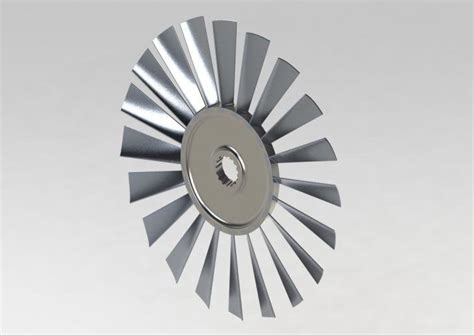 A Cad Model Of Blade Download Scientific Diagram