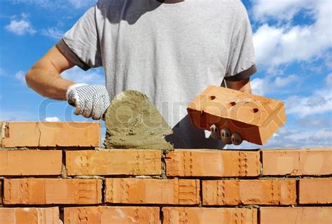 Bricklayer Stock Image Colourbox