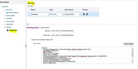 Bursting Otbi Analysis Data In Oracle Hcm Cloud