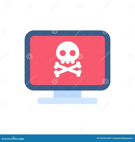 Protection Against Viruses From Computer Worms From Hackers Stock Illustration Illustration Of