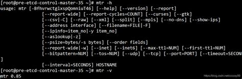 mtr命令行工具的理解和应用总结 mtr命令的作用 csdn博客