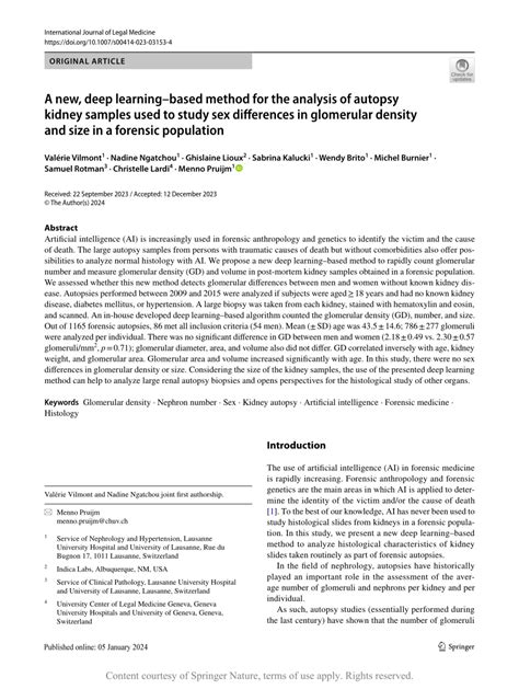pdf a new deep learning based method for the analysis of autopsy
