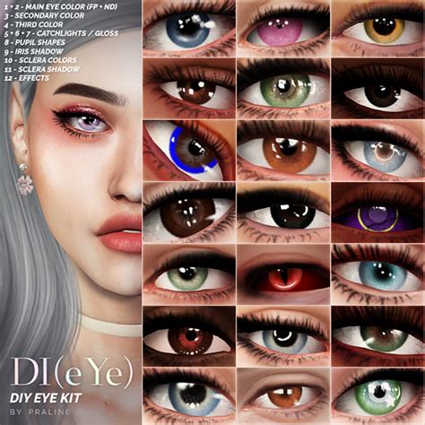 Sims 4 Cc Eye Overlay 44 Of The Most Gorgeous Eye Presets For The