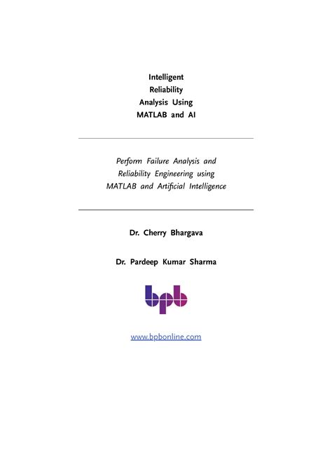 solution intelligent reliability analysis using matlab and ai perform