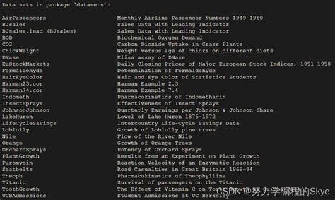 R语言医学数据分析实战（一）数据结构与获取数据集 Csdn博客