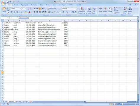 Lead Spreadsheet In Leadmanager How To Import Leads From A Spreadsheet Velocify Db Excel Com