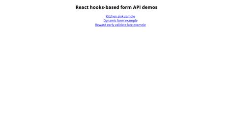 react hooks forms api part 6 codesandbox